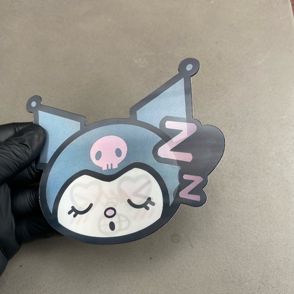 Other | Sanrio Kuromi Hello Kitty 3d Lenticular Motion Car Sticker ...